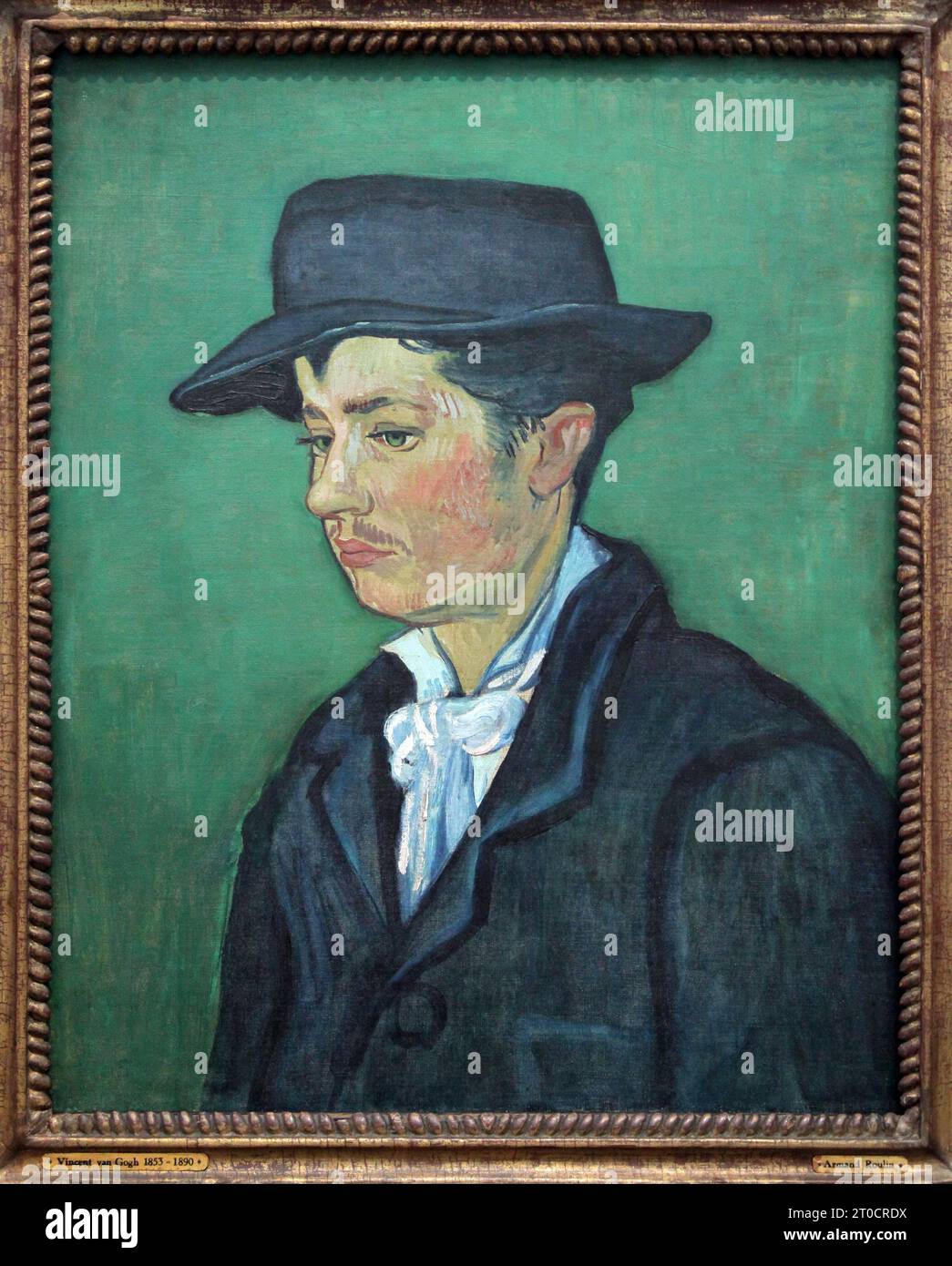 Portrait of Armand Roulin.(1888) by Vincent van Gogh.( 1853-1890 Stock ...