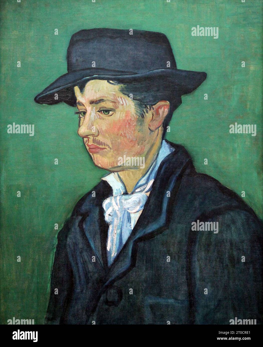 Portrait of Armand Roulin.(1888) by Vincent van Gogh.( 1853-1890 Stock ...