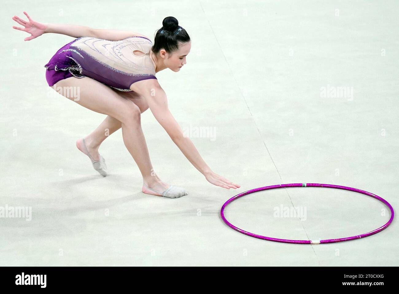 Mareya Wae U Seng of Thailand performs during Individual qualification ...