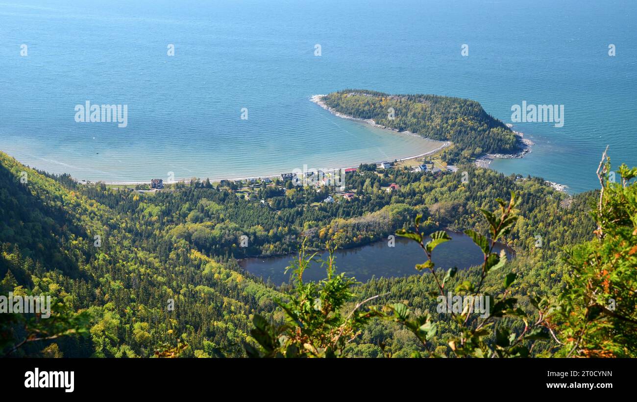 he picturesque Bic National Park (Parc national du Bic) viewed from its ...