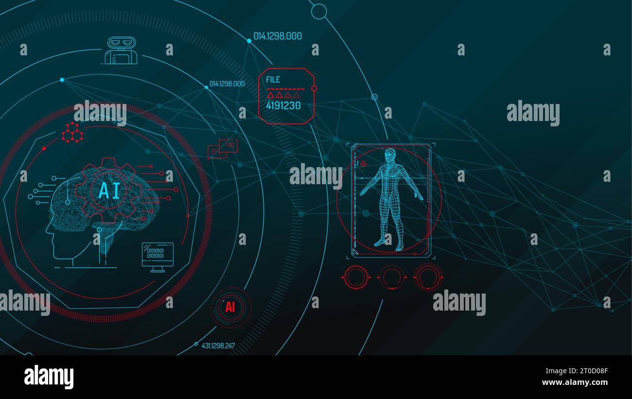 Virtual infographics with artificial intelligence and 3D human model ...