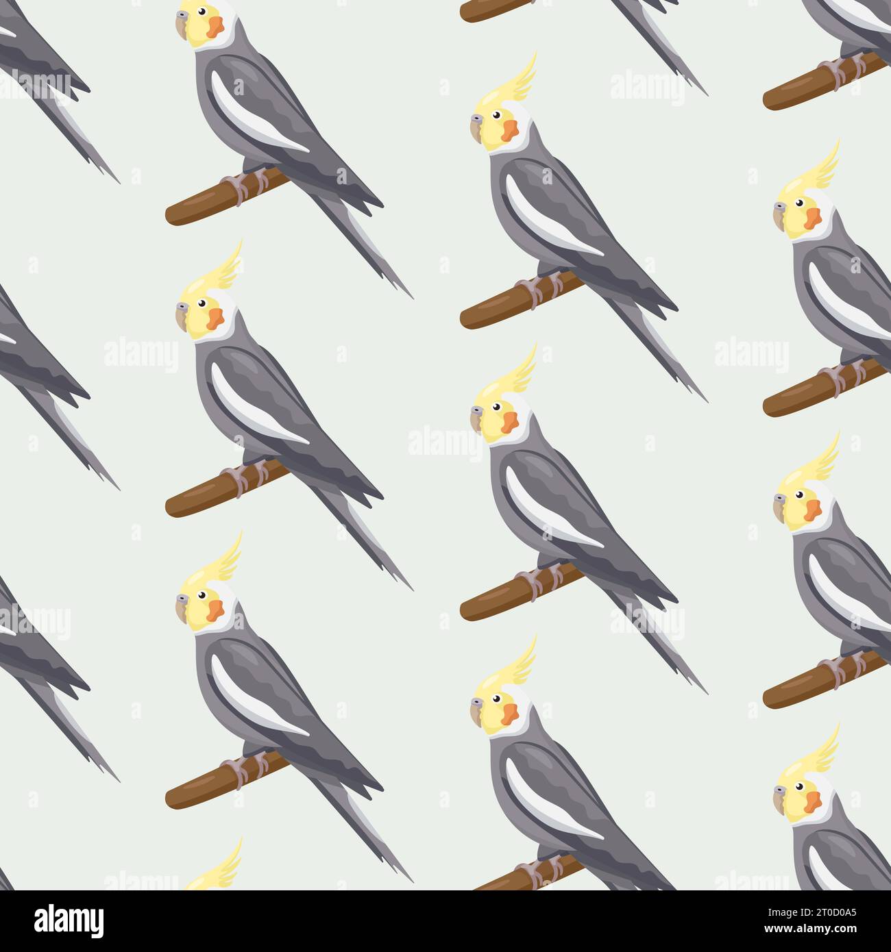 Australian birds on branches Stock Vector Images - Alamy