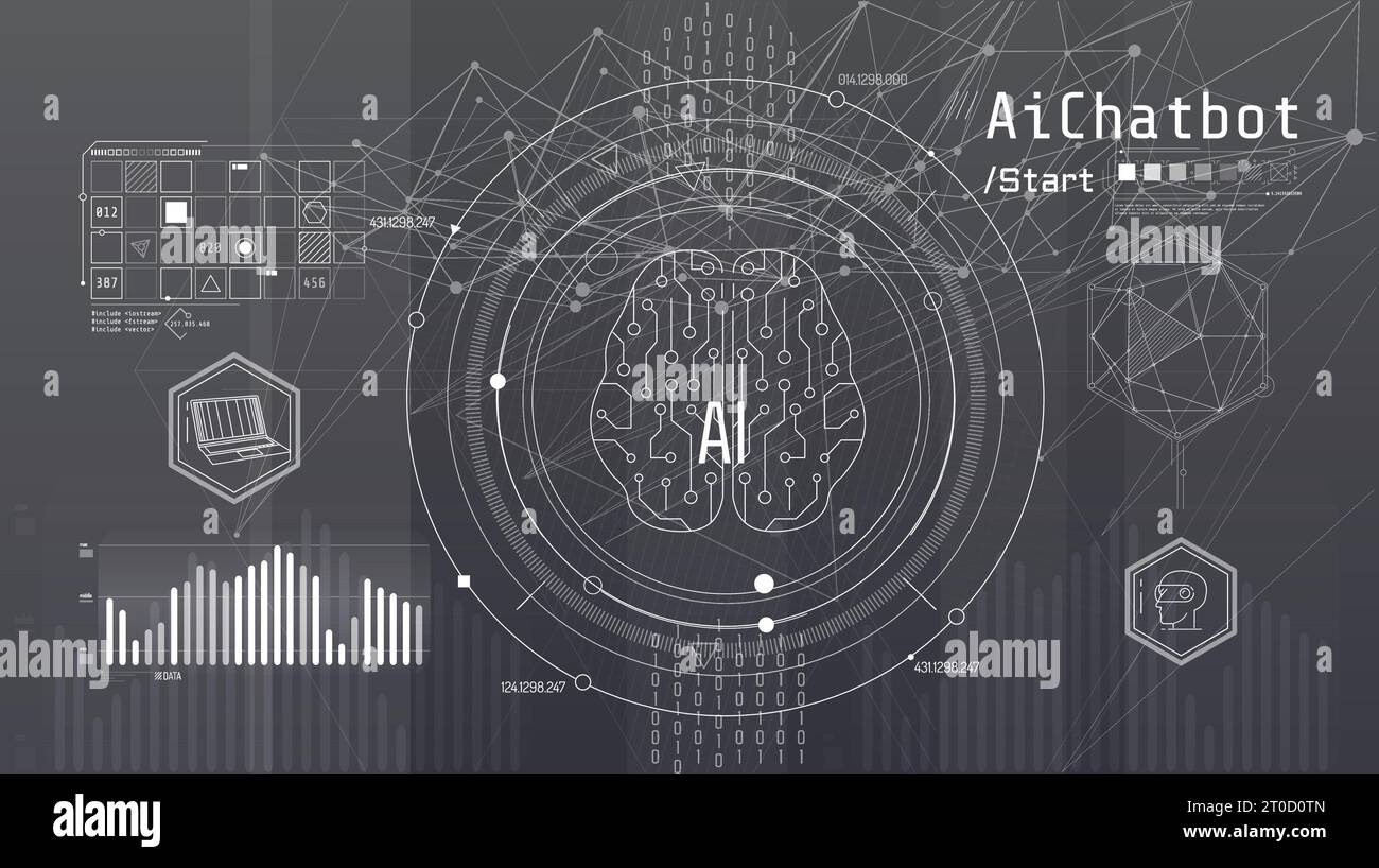 Technology brain and machine learning concept Stock Vector Image & Art ...