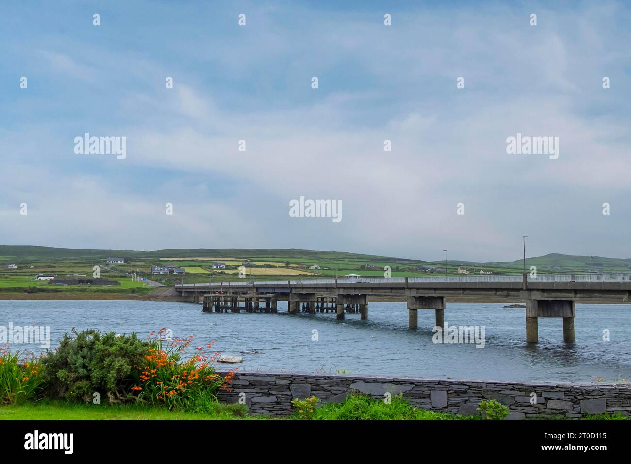 The Maurice O'Neill Memorial Bridge over the Portmagee Canal Valentia ...