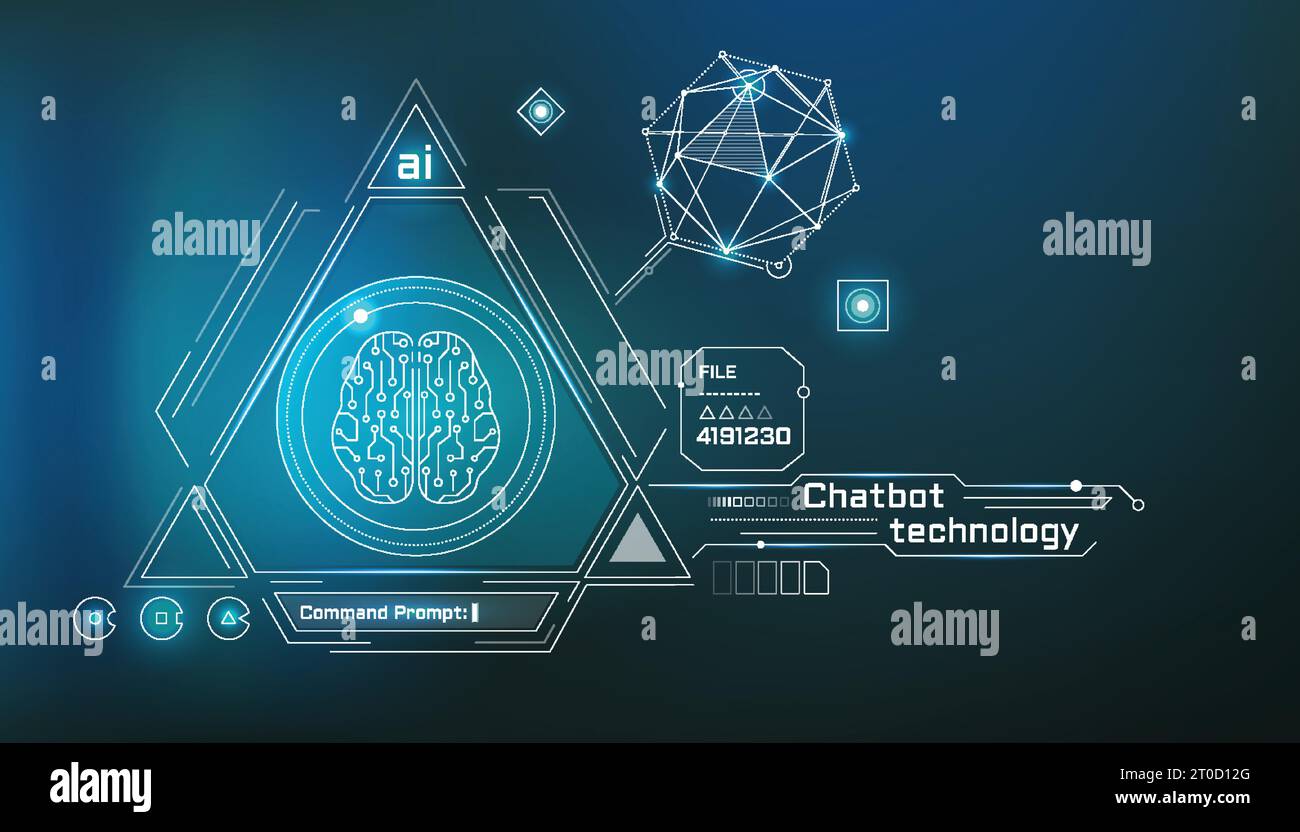 Vector infographics about the work of artificial intelligence and brain ...