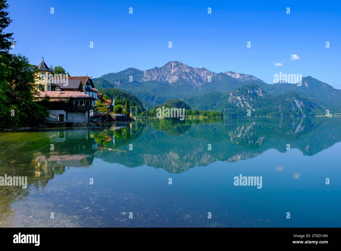 Lake Kochel with Herzogstand, Upper Bavaria, Bavaria, Germany Stock Photo - Alamy