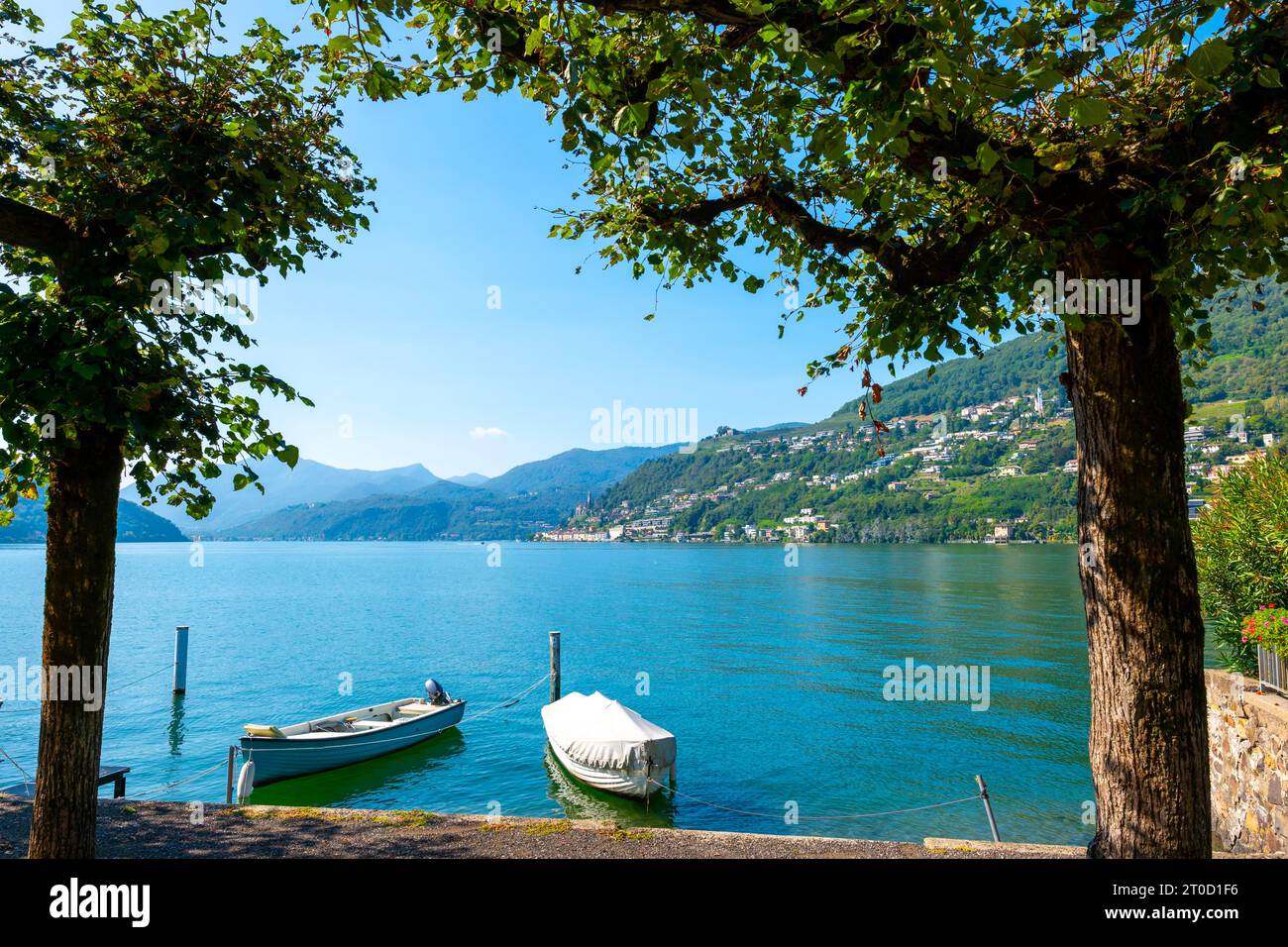 Lugano in switzerland boat hi-res stock photography and images - Alamy