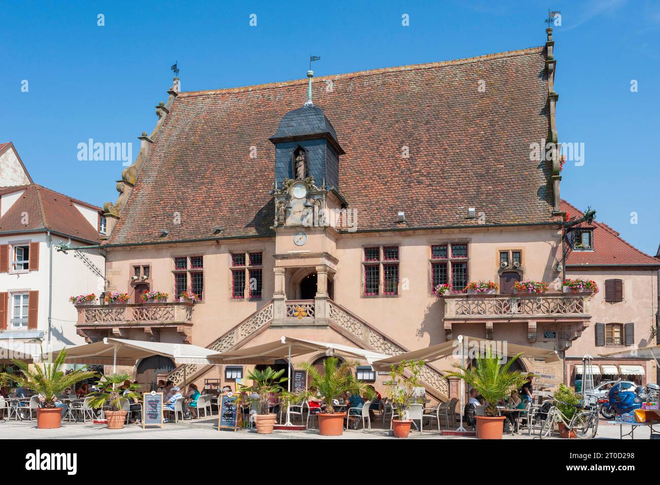 Metzig, former house of the butchers' guild, Molsheim, Alsace, France ...