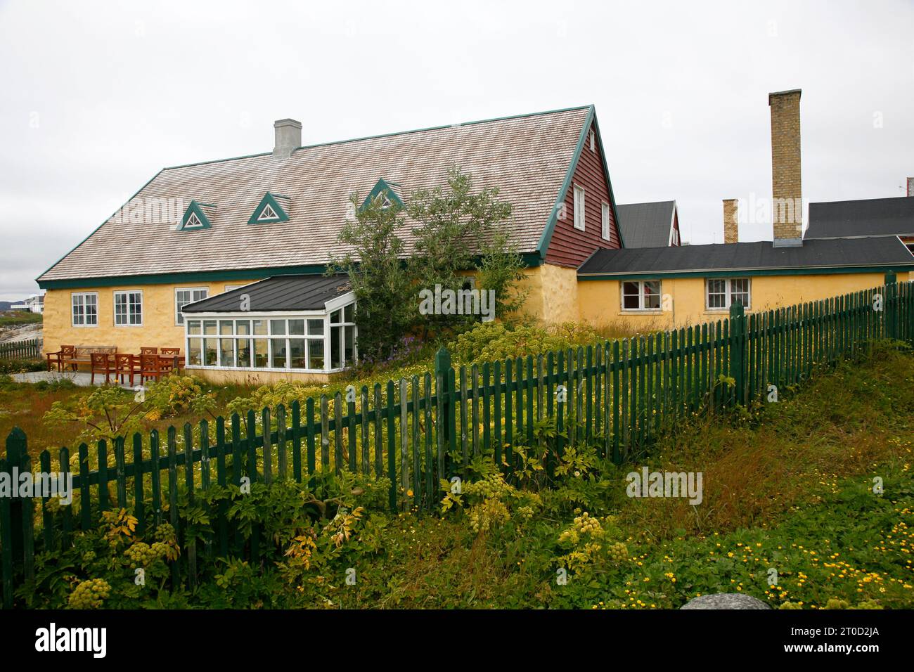 Hans Egede House in the Kolonihavn, Nuuk, Greenland Stock Photo - Alamy