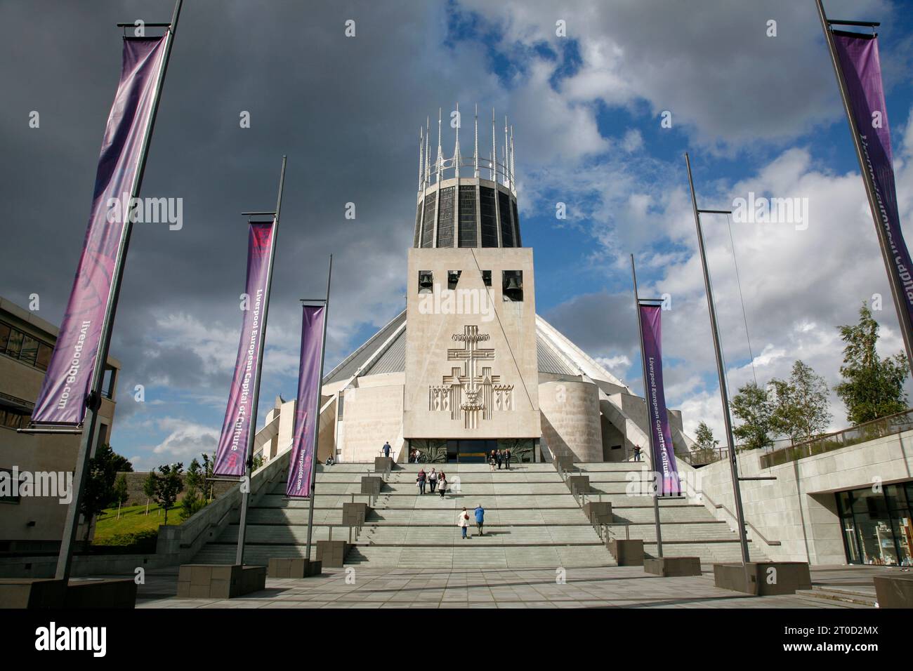 The Metropolitan Cathedral of Christ The King, Liverpool, England, UK ...