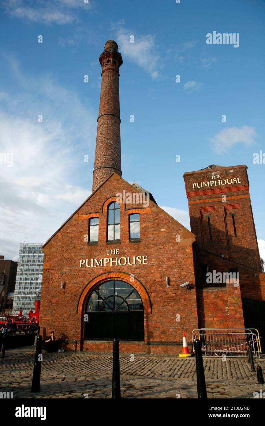 The Pump House at Albert Dock, Liverpool, England, UK Stock Photo - Alamy