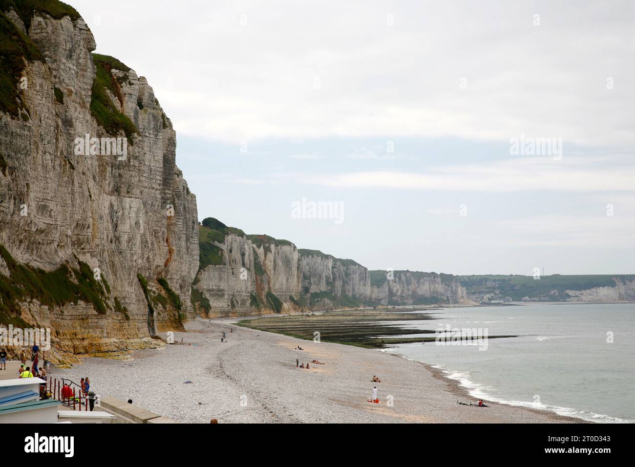 The beach at Fecamp, Normandy, France Stock Photo - Alamy