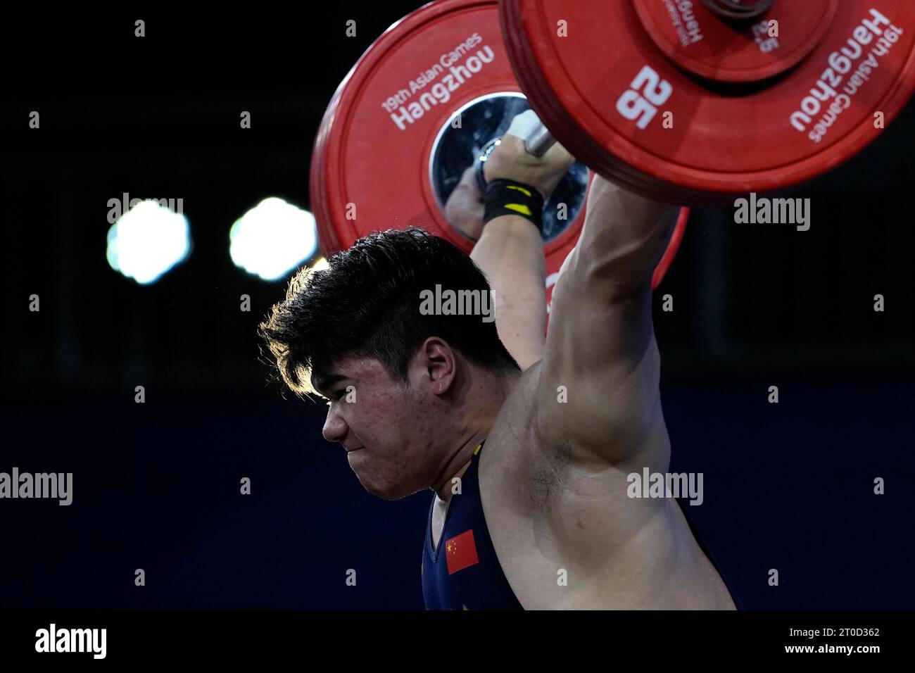 China's Liu Huanhua competes on his way to gold during the ...