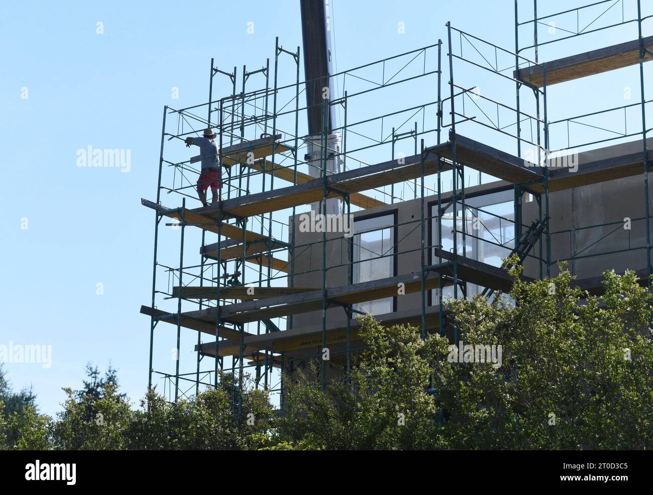The Construction Of A Public Building As Part Of The Construction ...
