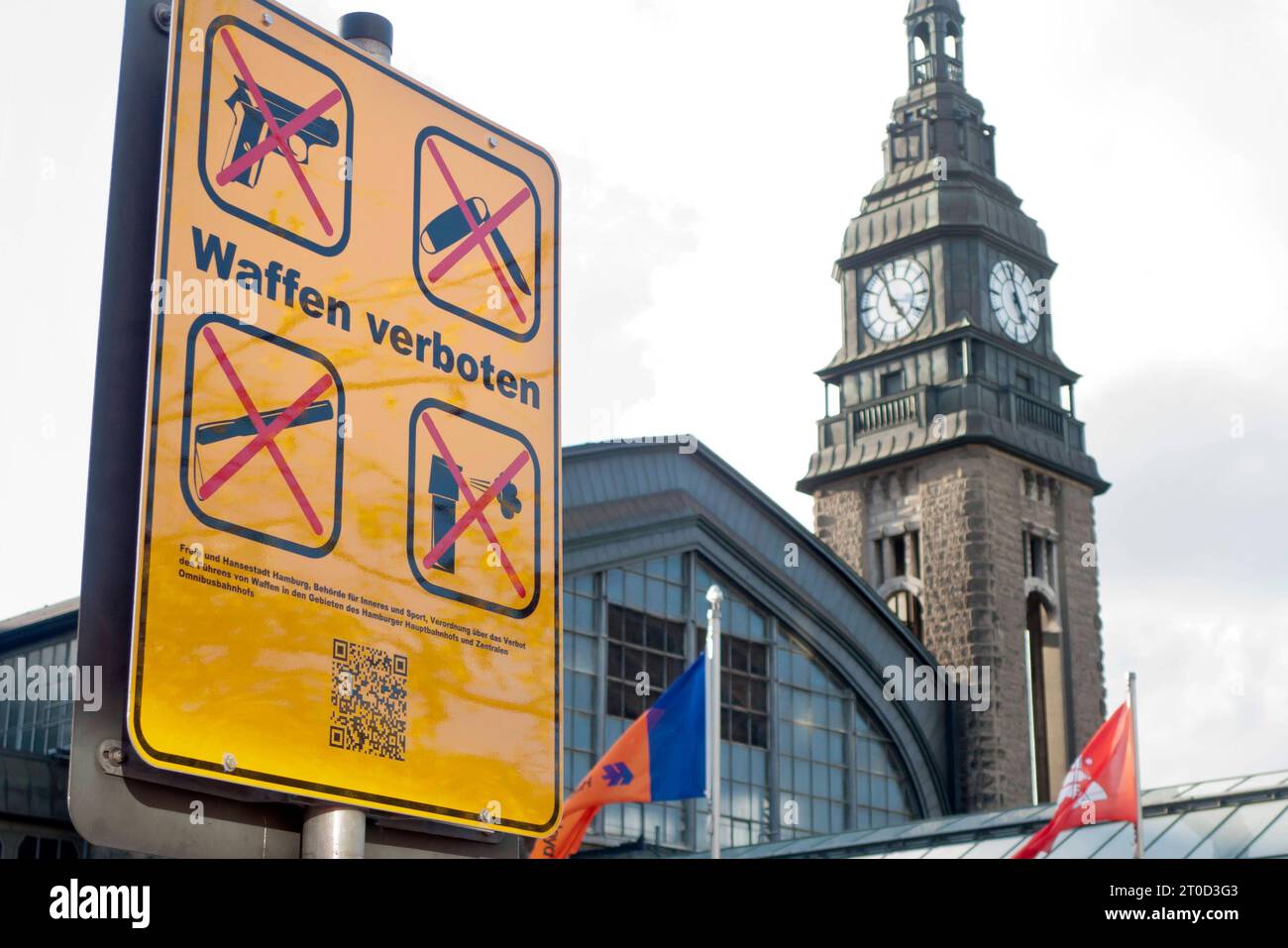 Waffenverbot Waffen verboten am Hamburger Hauptbahnhof Sicherheit ...