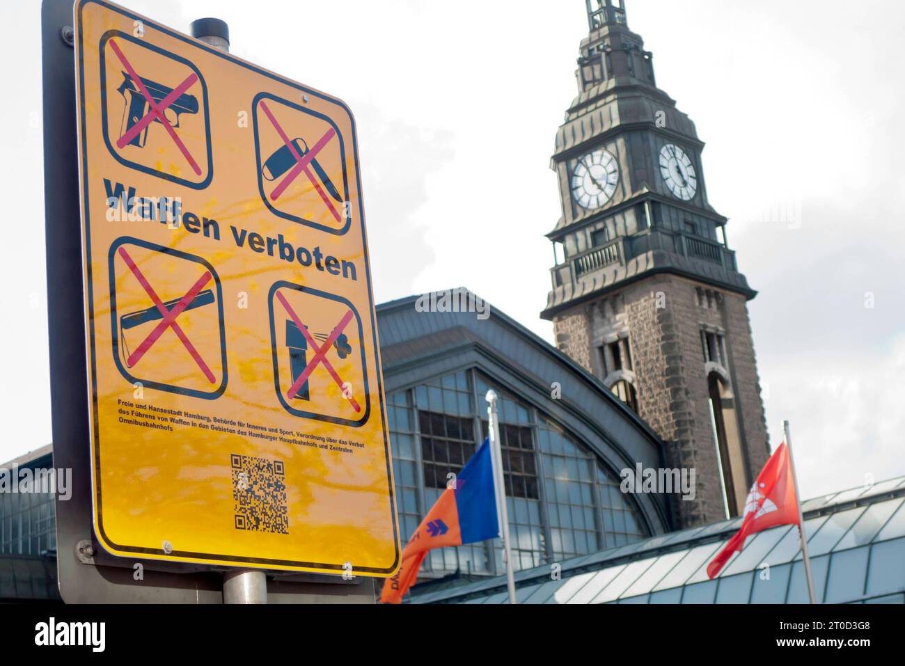 Waffenverbot Waffen verboten am Hamburger Hauptbahnhof Sicherheit ...