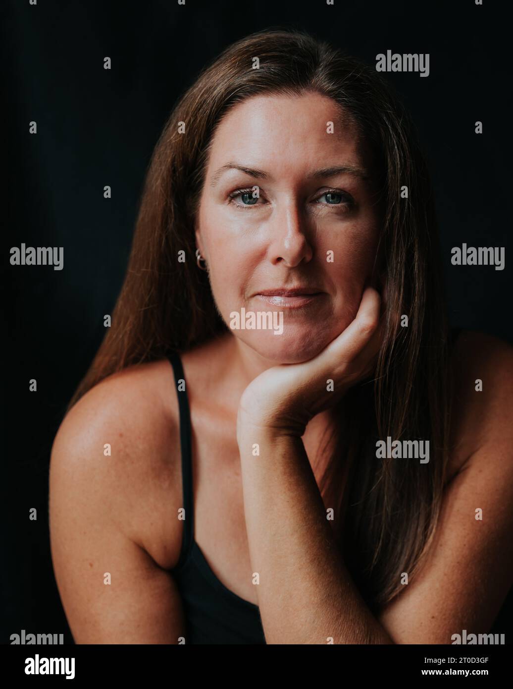 Beautiful 45 year old woman hi-res stock photography and images - Alamy