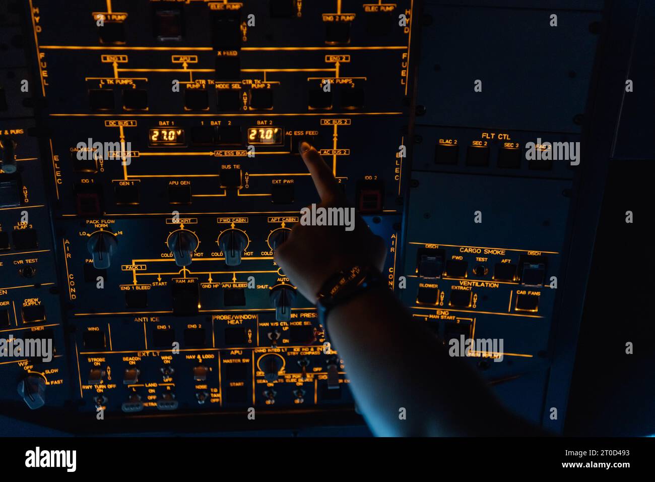 Cockpit switches hi-res stock photography and images - Alamy
