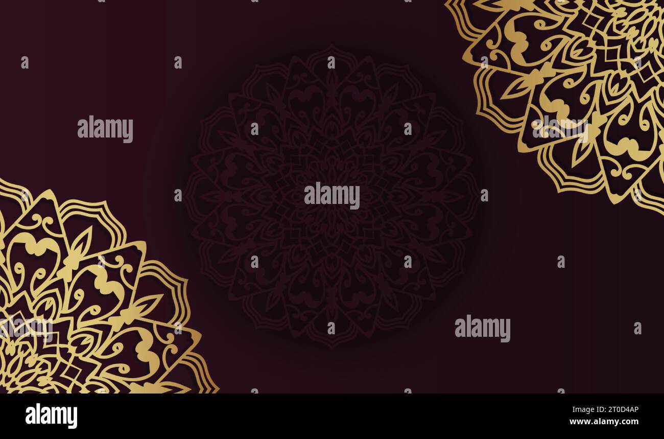 flat new gradient red color mandala creative background design premium ...
