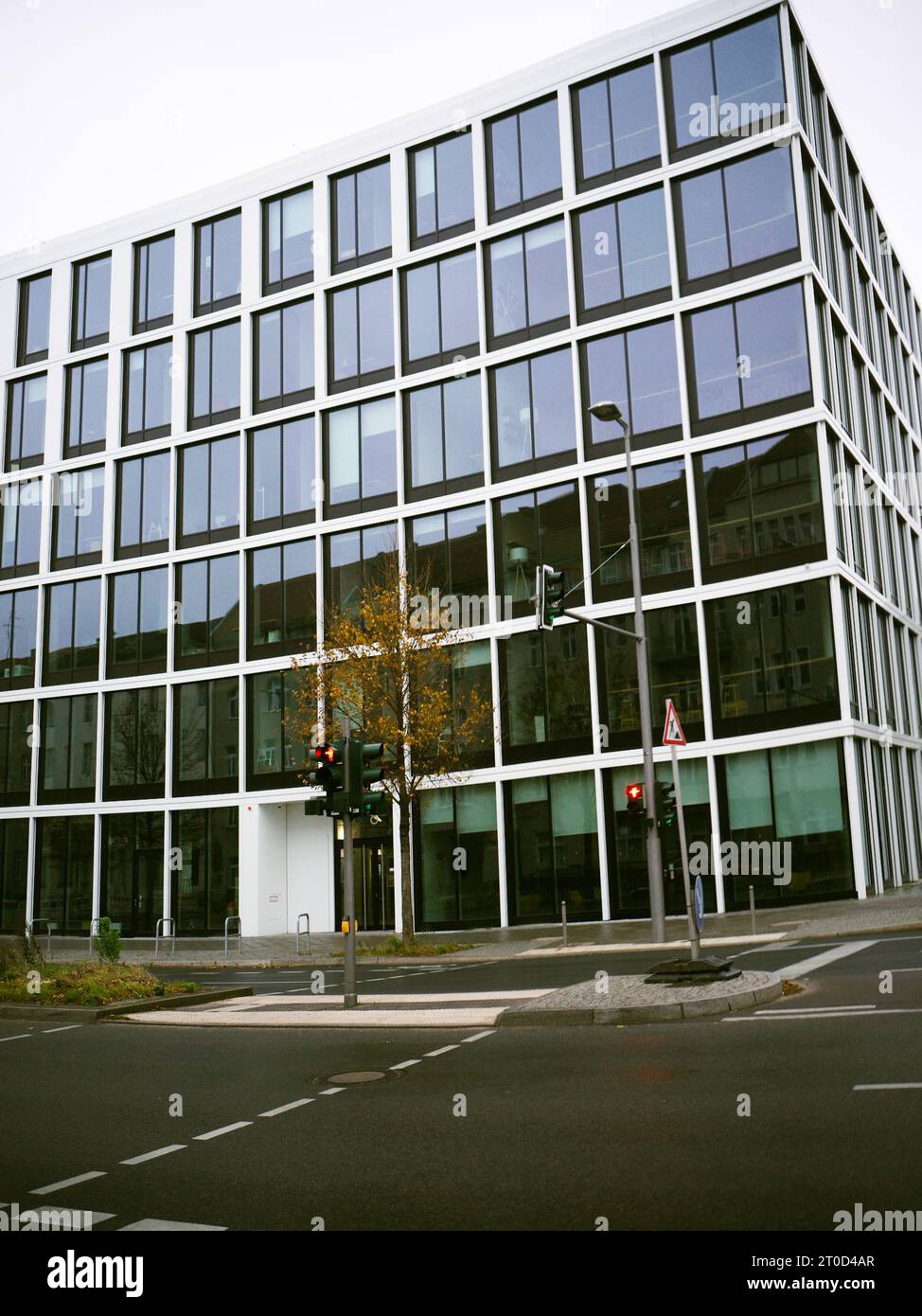 Big building in Berlin Heidestrasse Stock Photo - Alamy