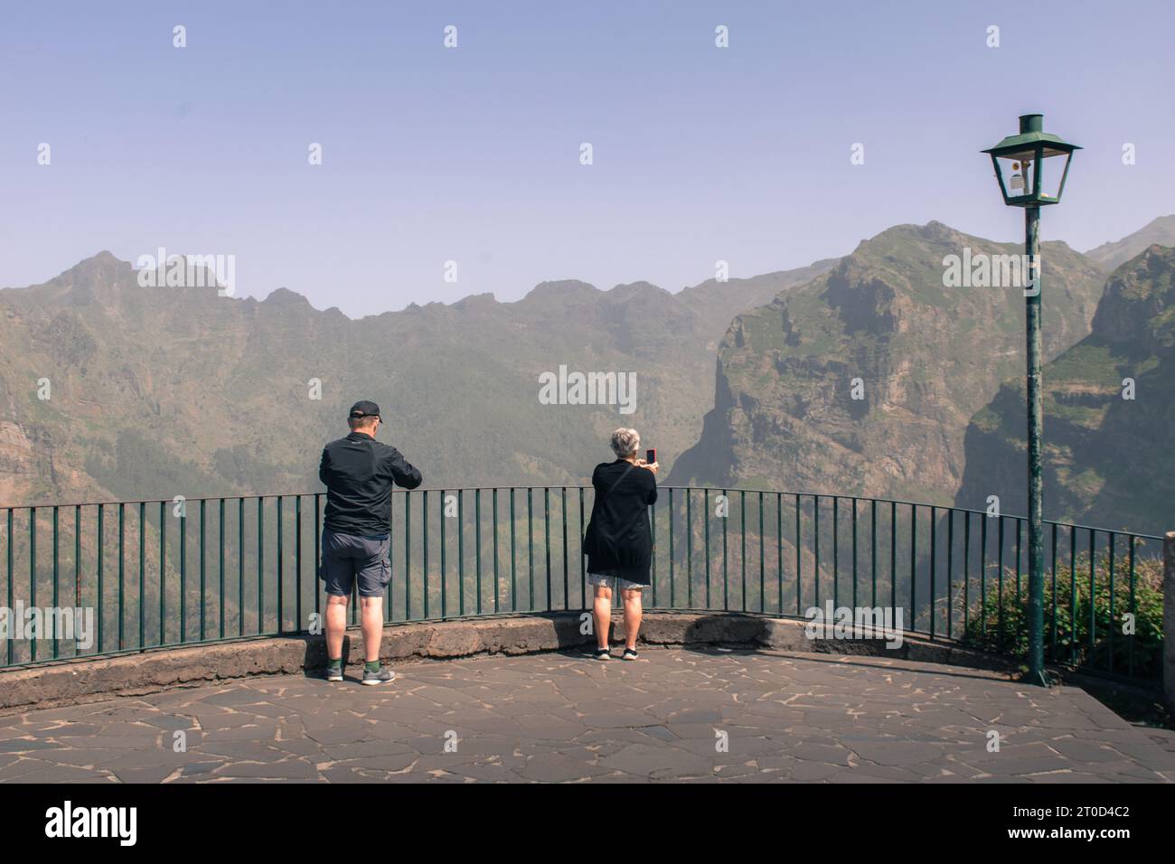Viewpoint over mountains sea hi-res stock photography and images - Alamy