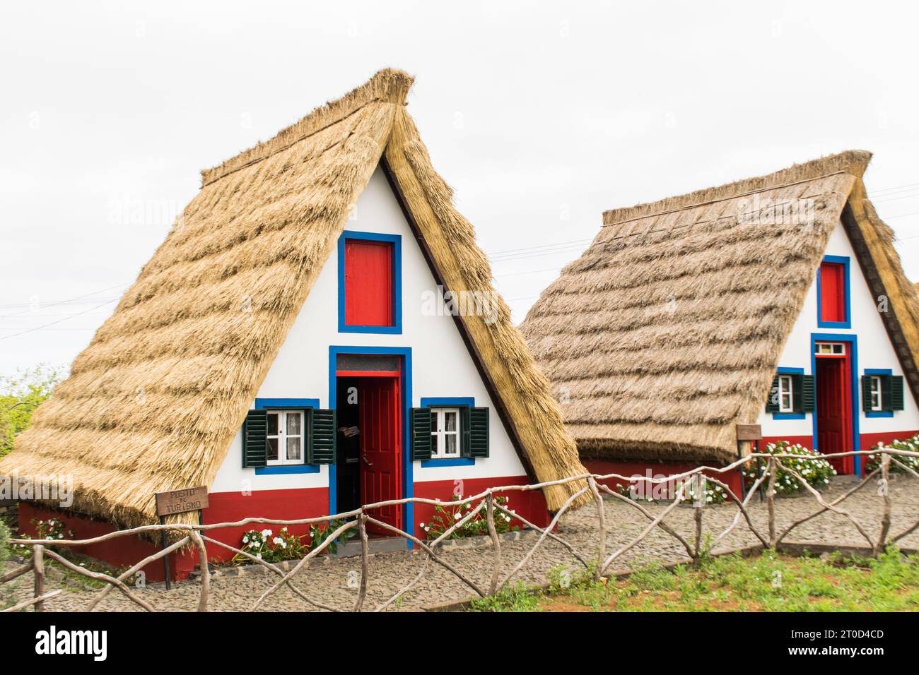 small houses with thatched roof Stock Photo - Alamy