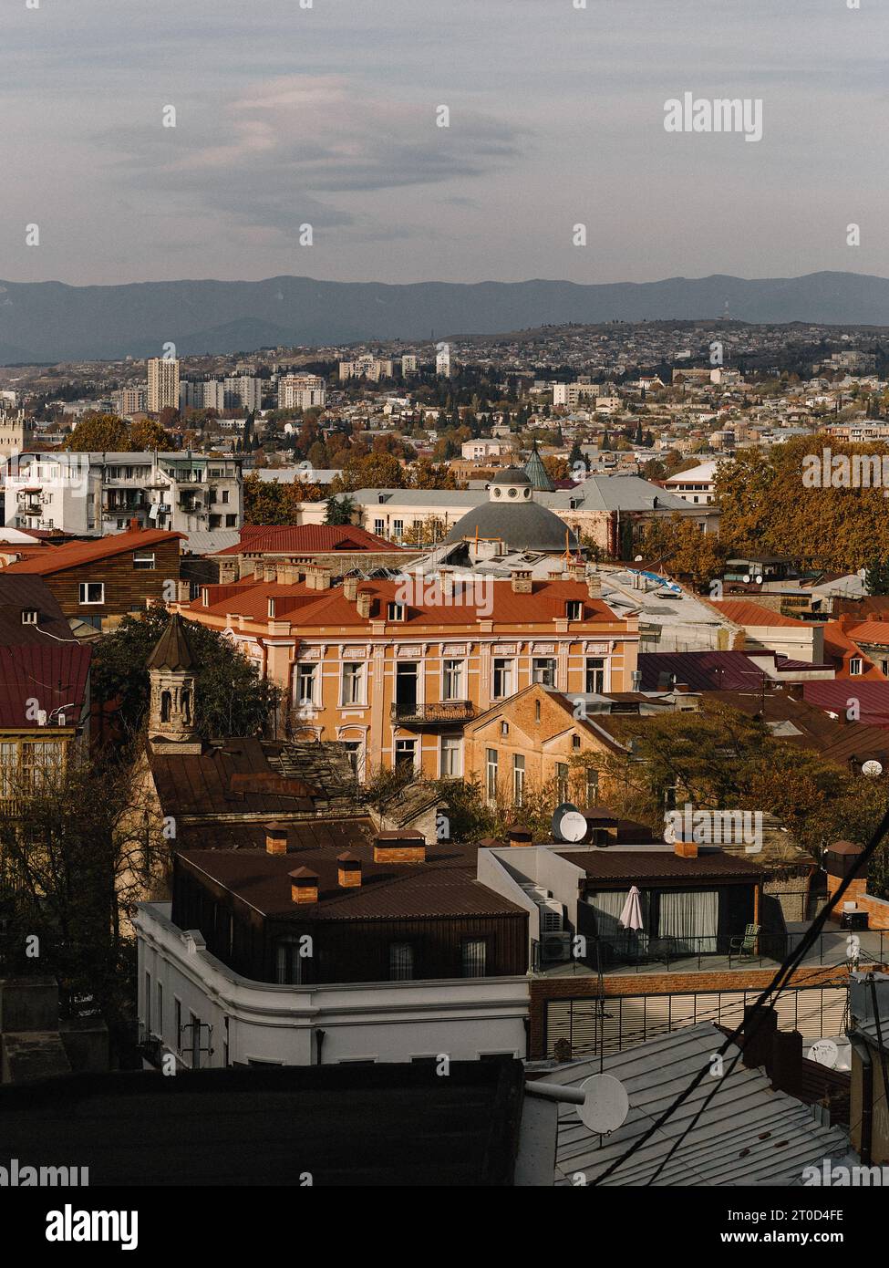 Tbilisi the beautiful big city of contrast Stock Photo - Alamy