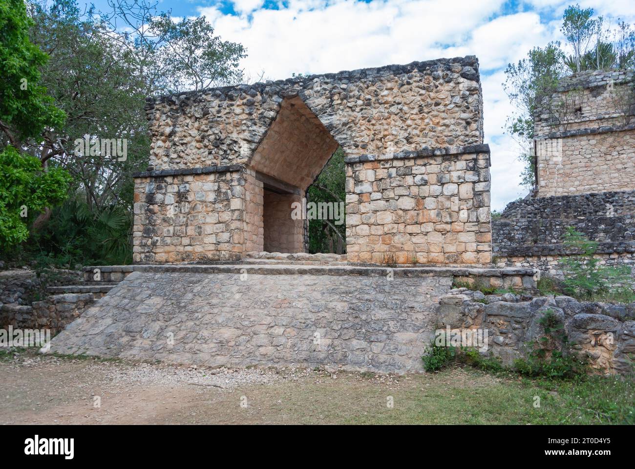 Ek Balam, Yucatan, Mexico, Ruins of Ek Balam that is a Yucatec-Maya ...