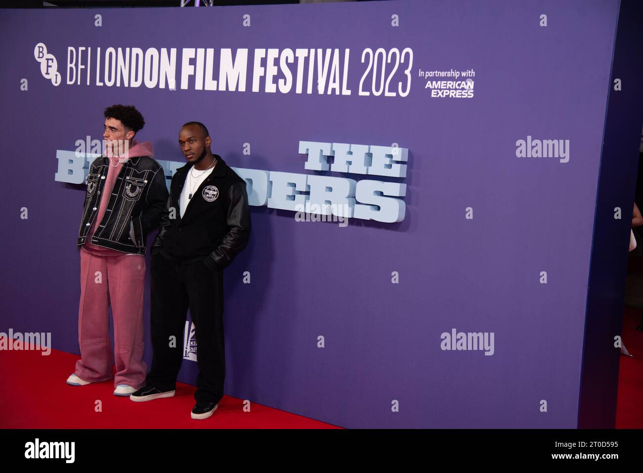 London, UK. 05th Oct, 2023. Taylor-Kae Knott and guest attend "The ...
