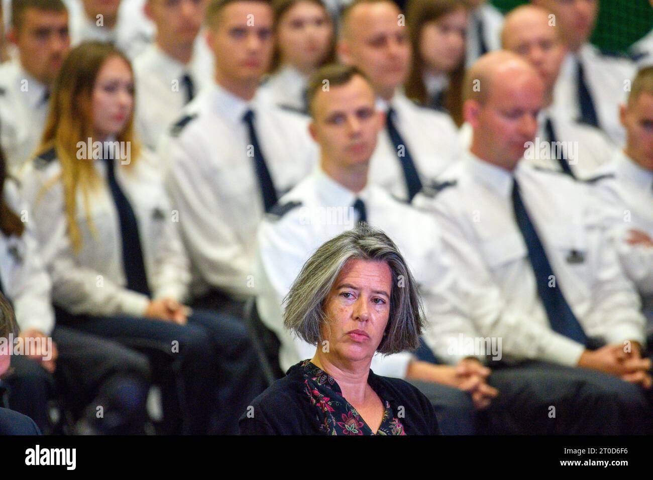 Aschersleben, Germany. 06th Oct, 2023. Tamara Zieschang (CDU), Minister ...