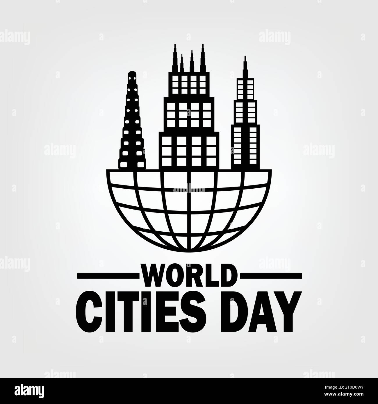 World Cities Day Vector Template Design Illustration. Suitable for ...