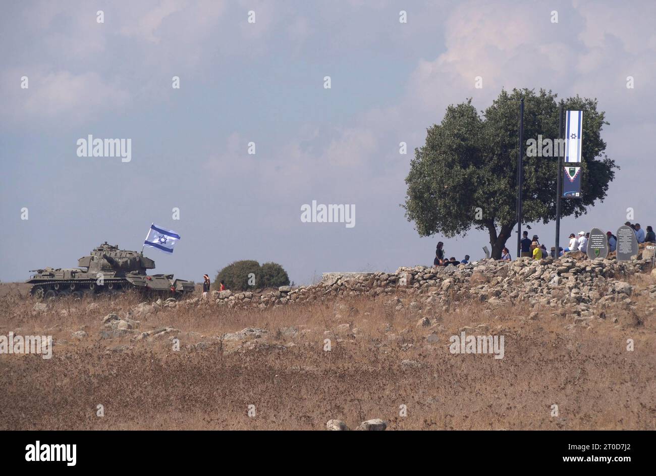 Israeli civilians visit a memorial site for IDF fallen soldiers of ...