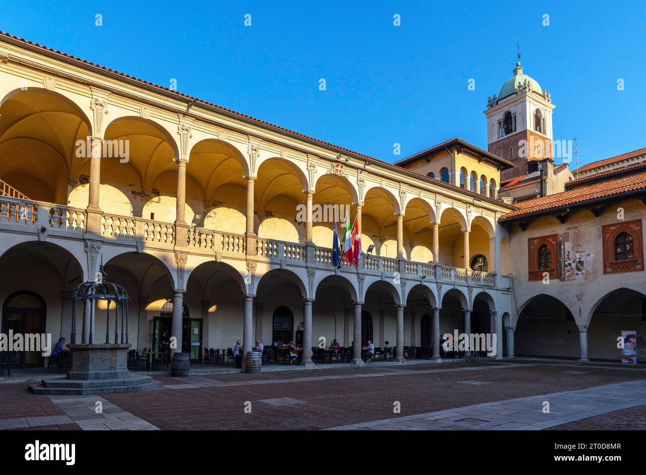 Cloister of the Cathedral Rectory, Novara, Piedmont, Italy, XVth ...