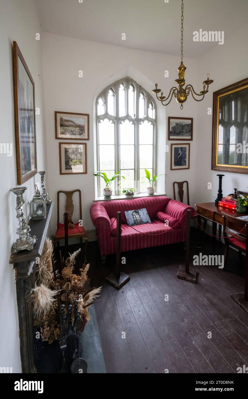 Gwrych Castle, Abergele, North Wales. A 19th century country house ...