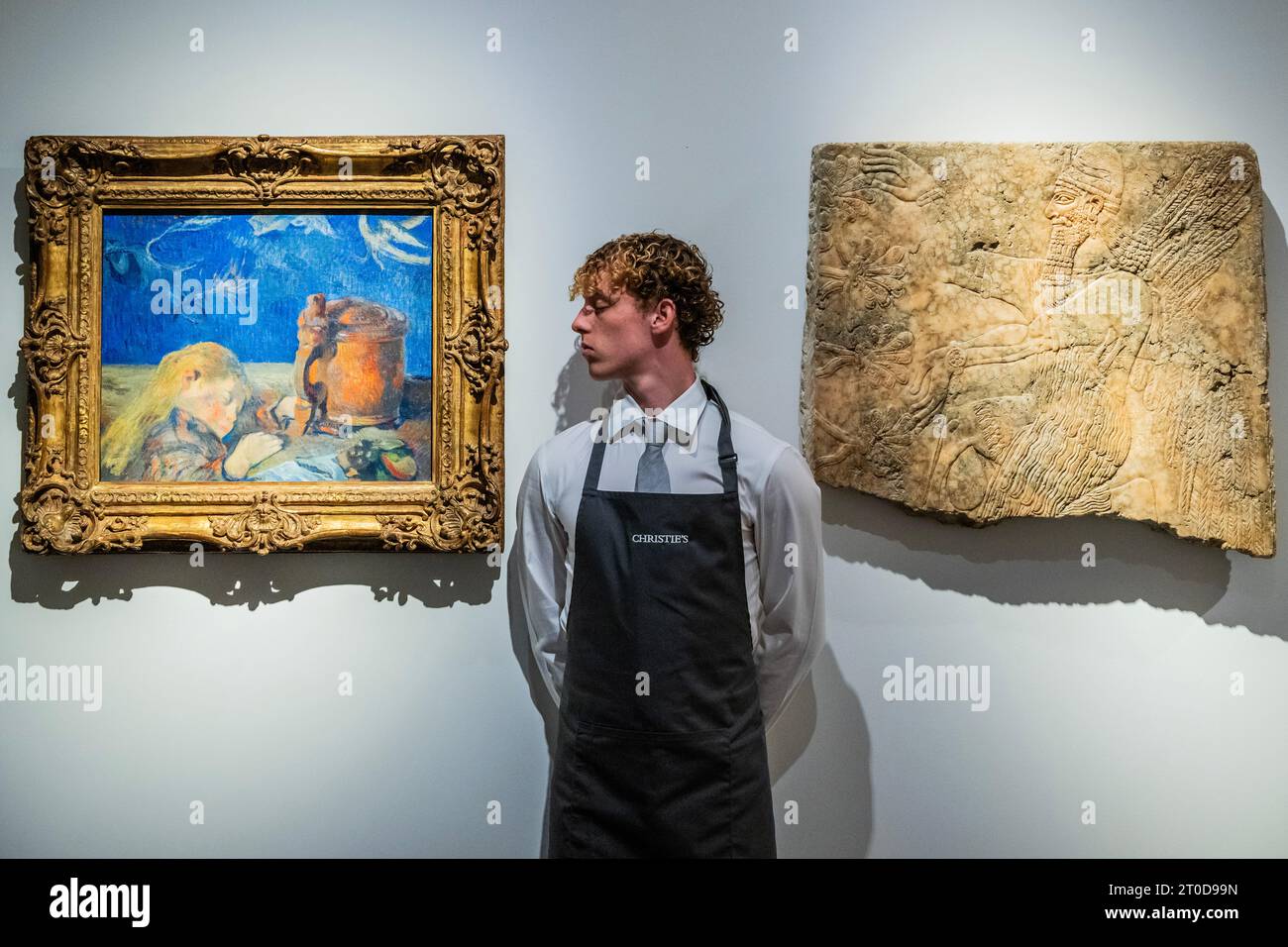 London, UK. 6th Oct, 2023. Paul Gauguin, Clovis endomi, 1898, est £3-5m ...