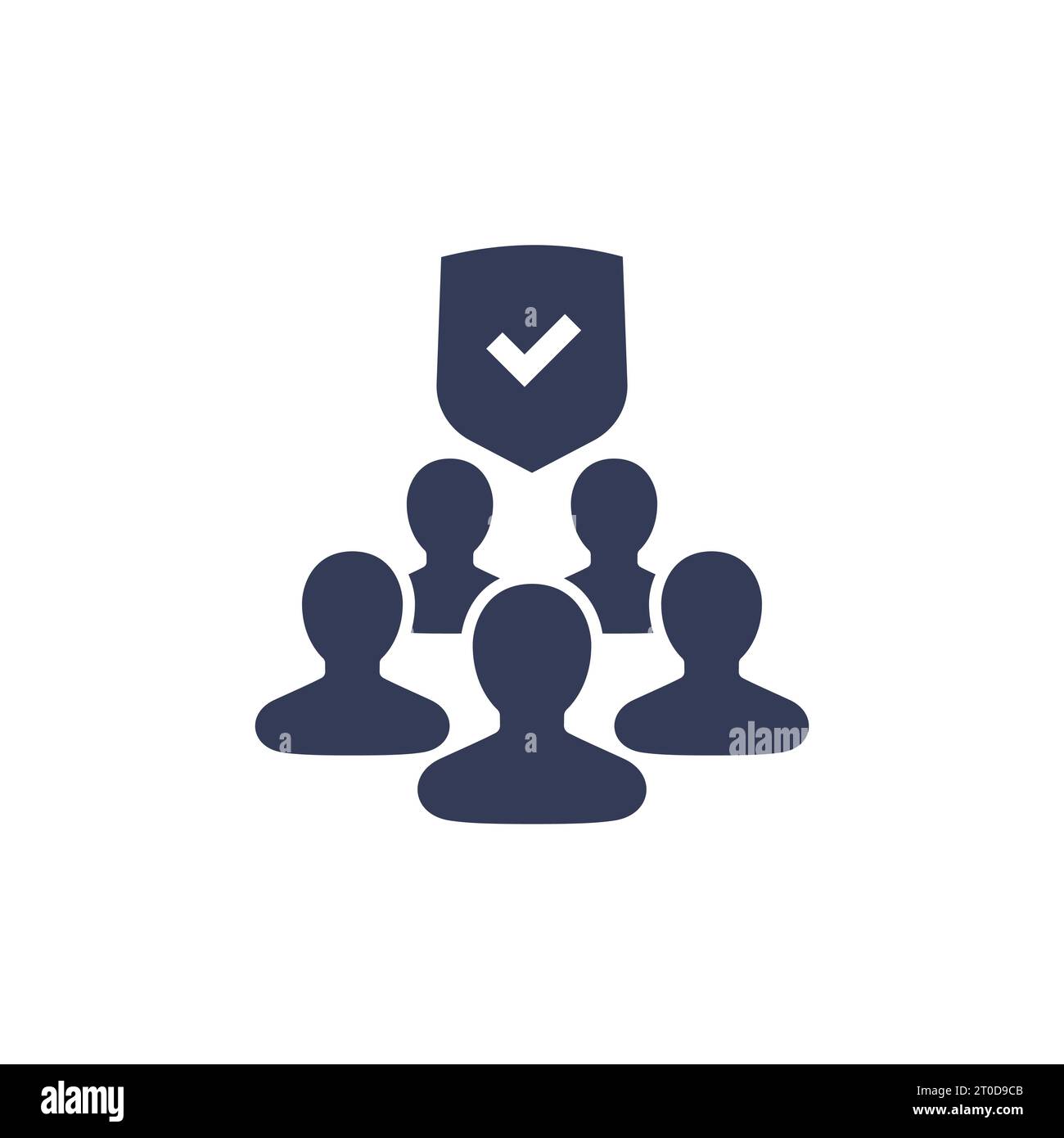 group insurance icon on white Stock Vector Image & Art - Alamy