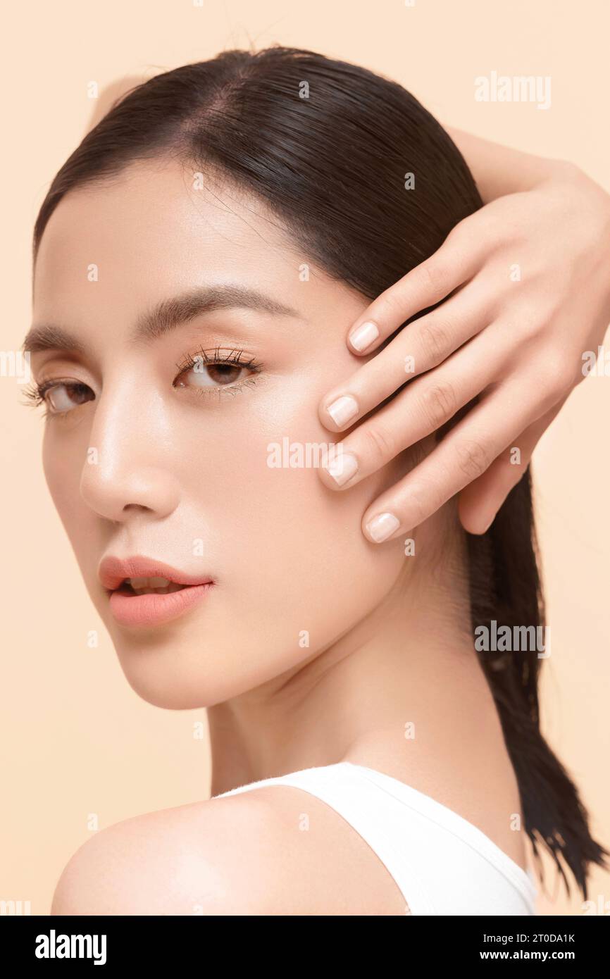 Beautiful Asian women face, Natural face treatments and Women's facial ...