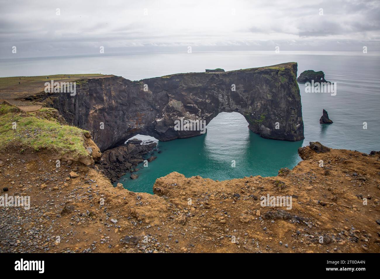 Scenic view famous dyrholaey arch hi-res stock photography and images ...