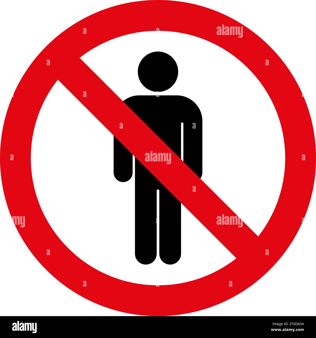 Prohibited stop men, people sign icon Stock Vector Image & Art - Alamy