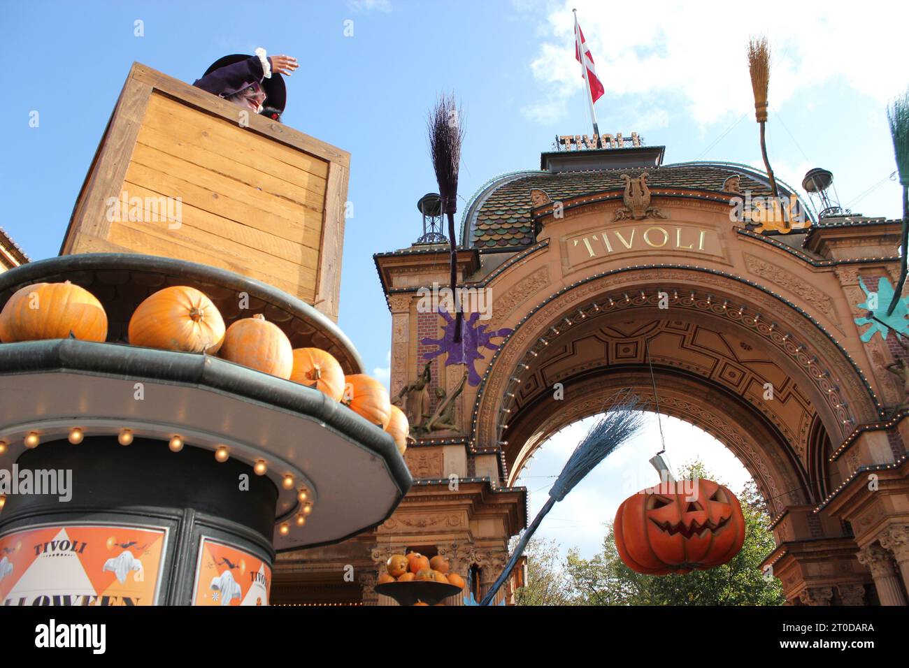 Halloween at Tivoli, Copenhagen, Denmark Stock Photo - Alamy