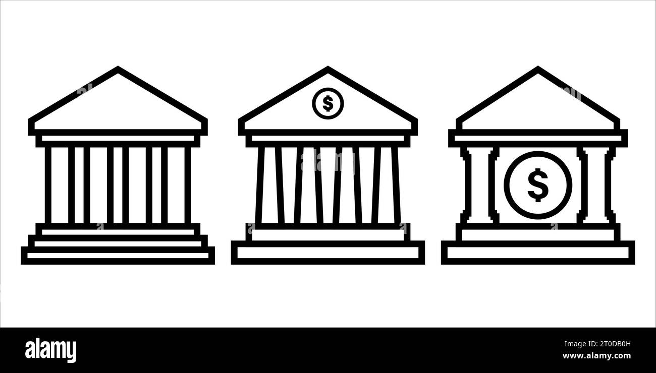 Bank building black simple hi-res stock photography and images - Alamy