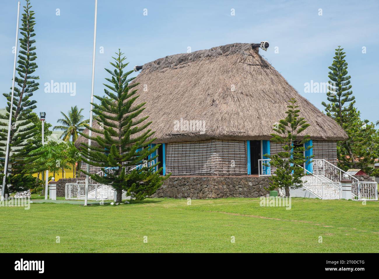 Traditional home of the Tui Vuda, Lautoka, Fiji Stock Photo - Alamy