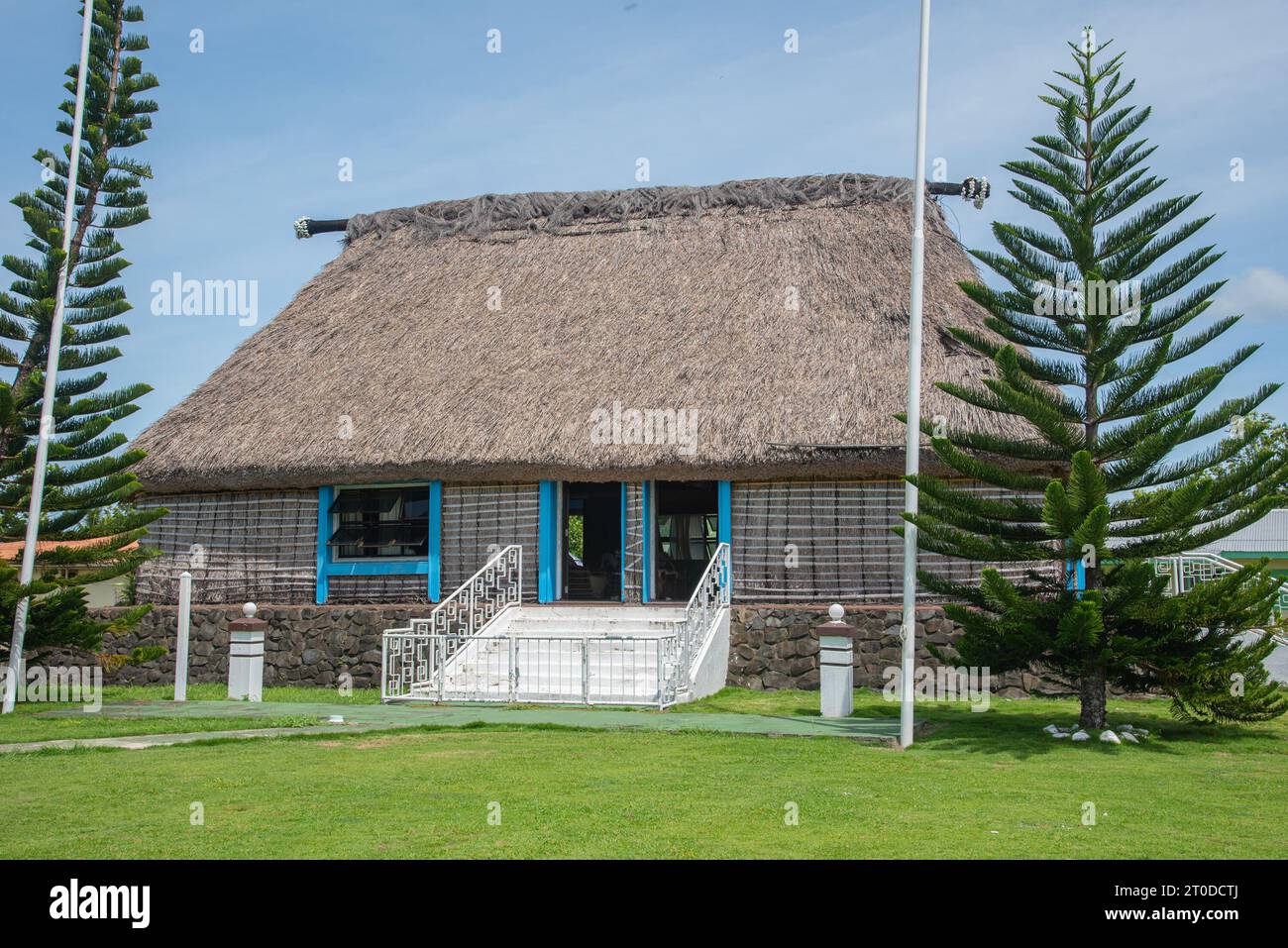 Traditional home of the Tui Vuda, Lautoka, Fiji Stock Photo - Alamy