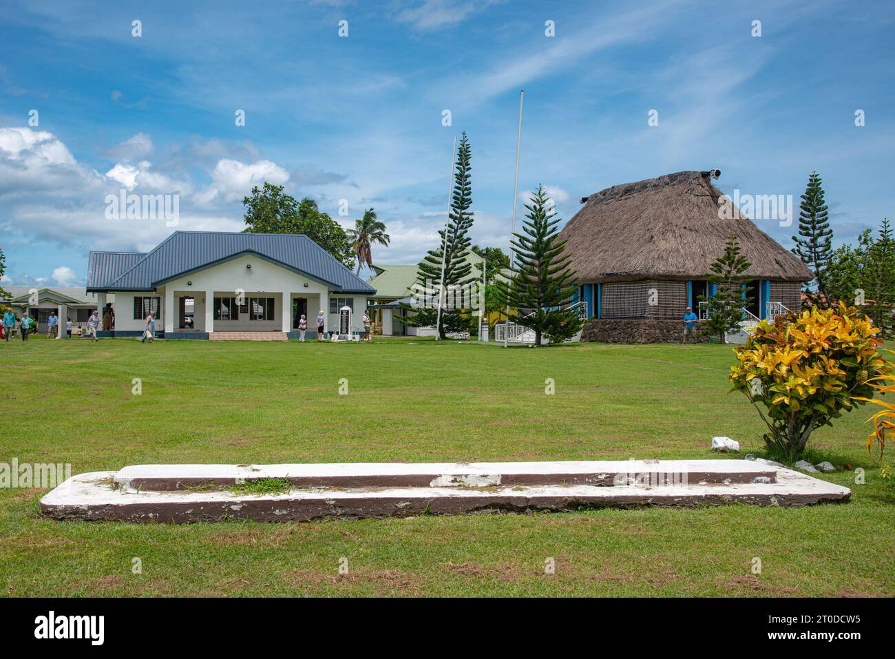 Traditional home of the Tui Vuda, Lautoka, Fiji Stock Photo - Alamy
