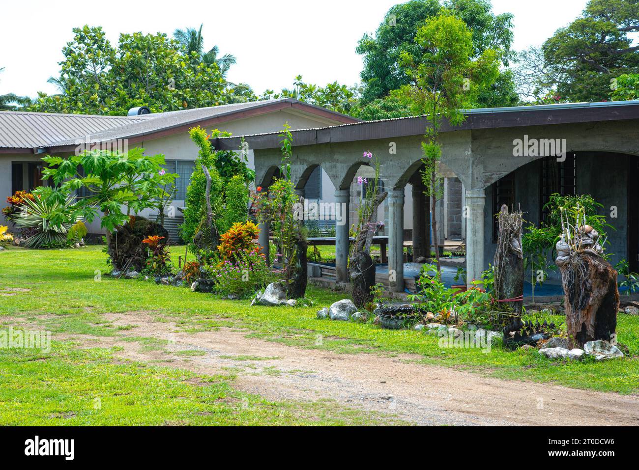 Traditional home of the Tui Vuda, Lautoka, Fiji Stock Photo - Alamy