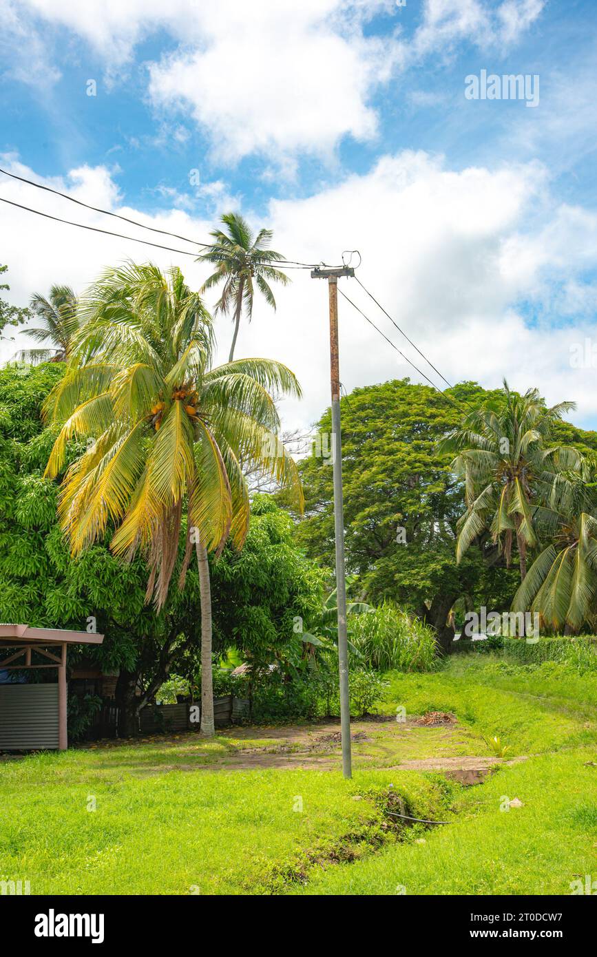 Traditional home of the Tui Vuda, Lautoka, Fiji Stock Photo - Alamy