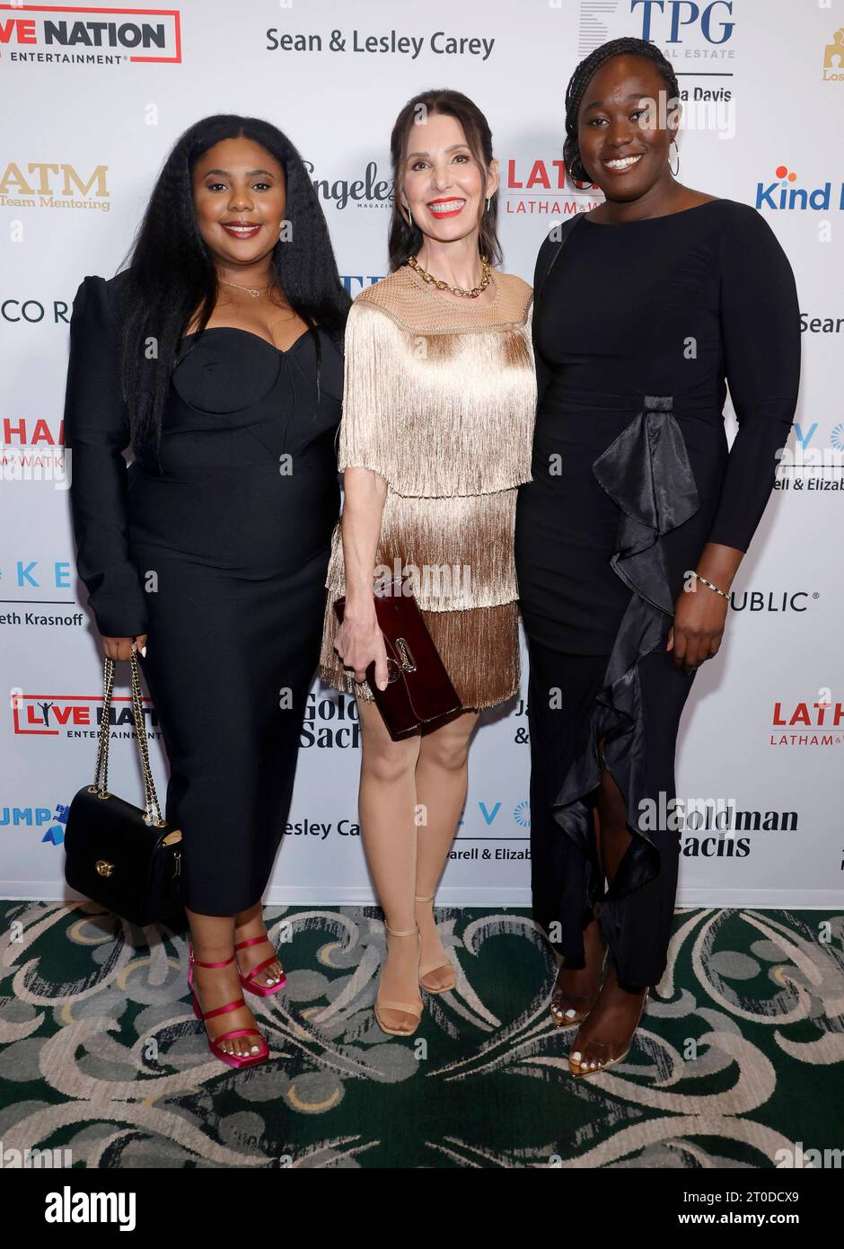 BEVERLY HILLS, CA - OCTOBER 5: Precious Edem, Maria Melton, Dr Bassey ...