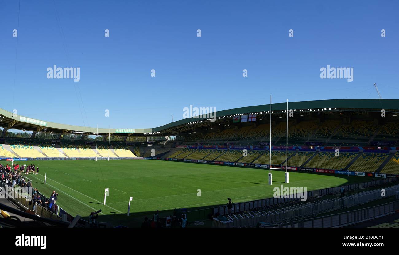 A general view of the Stade de la Beaujoire in Nantes, France. Picture ...