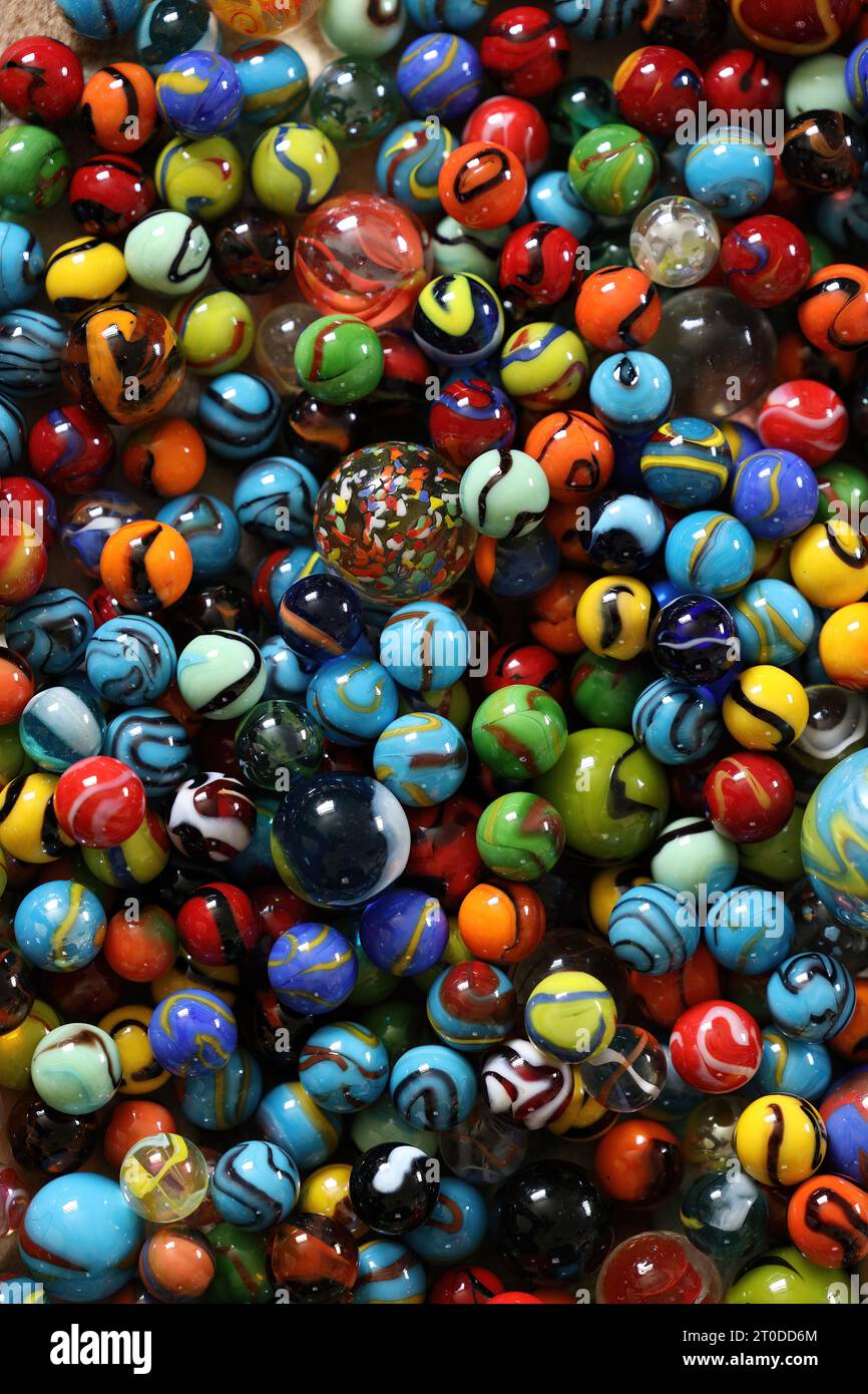 Coloured glass marbles hi-res stock photography and images - Alamy