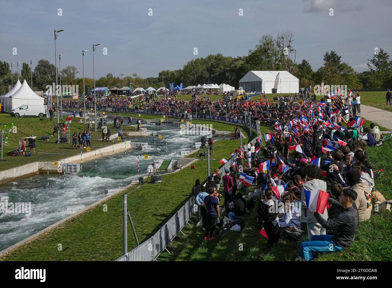 General view of the Canoe-Kayak Slalom Word Championship venue at the ...